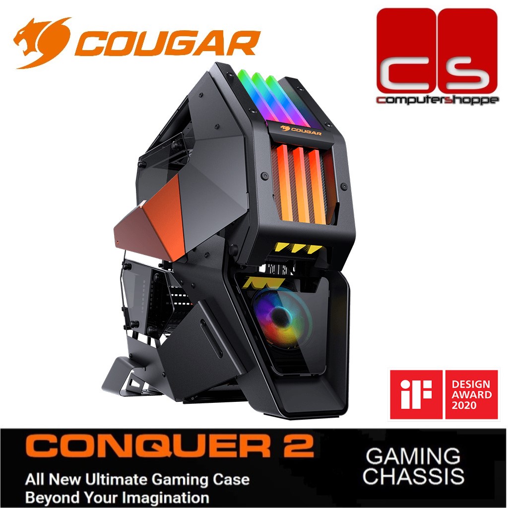 COUGAR CONQUER 2 ATX Full-Tower Gaming Case | Shopee Malaysia