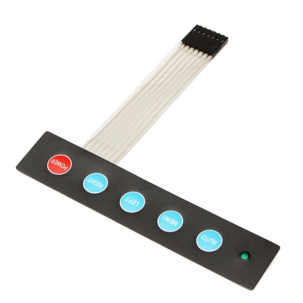 1x5 1x6 Matrix Array 5/6 Key Membrane Switch Keypad Keyboard with LED For Arduino | Shopee Malaysia