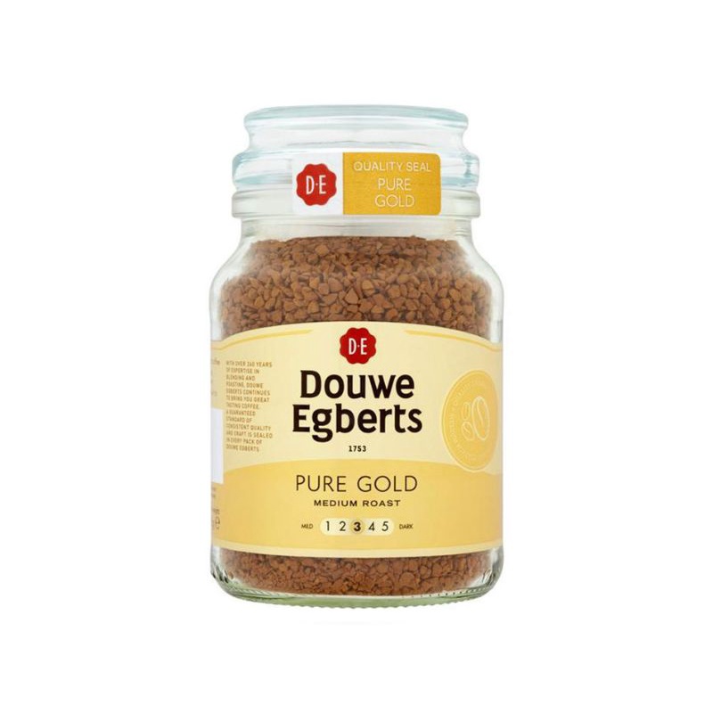 Douwe Egberts PURE GOLD MEDIUM ROAST Instant Coffee 190g | Shopee Malaysia