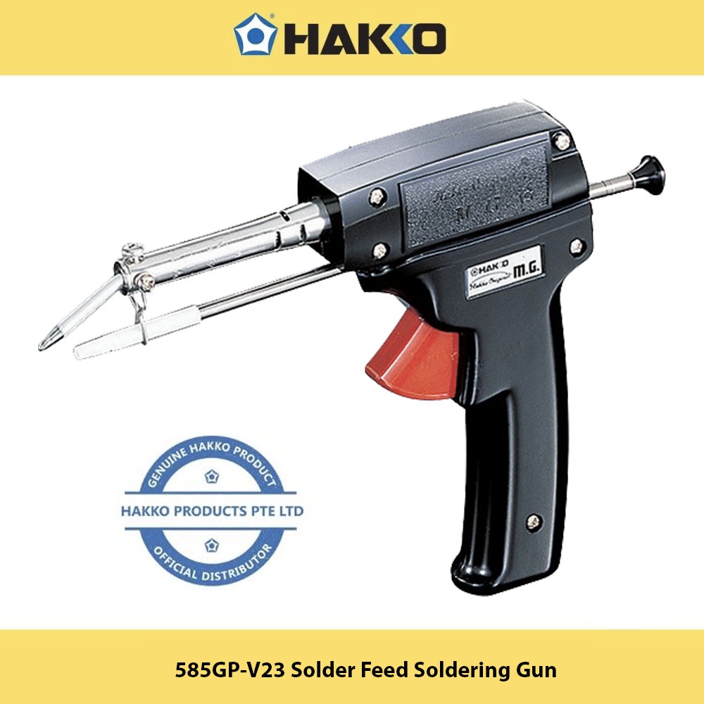 HAKKO 585GP-V23 Soldering Gun 230V | Soldering Iron Tool Heating Gun Electronic Printed Circuit ...