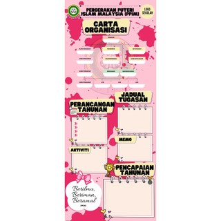 BANNER UNIT UNIFORM PPIM/TKRS/PENGAKAP SEKOLAH RENDAH (70X29INCHI ...