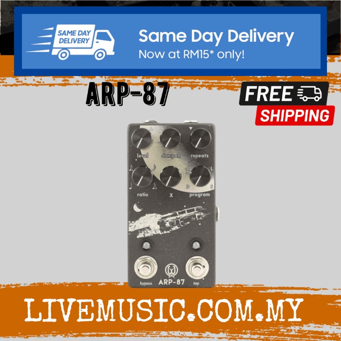 Walrus Audio ARP 87 Multi-Function Delay Guitar Effects Pedal ( ARP 87 ...