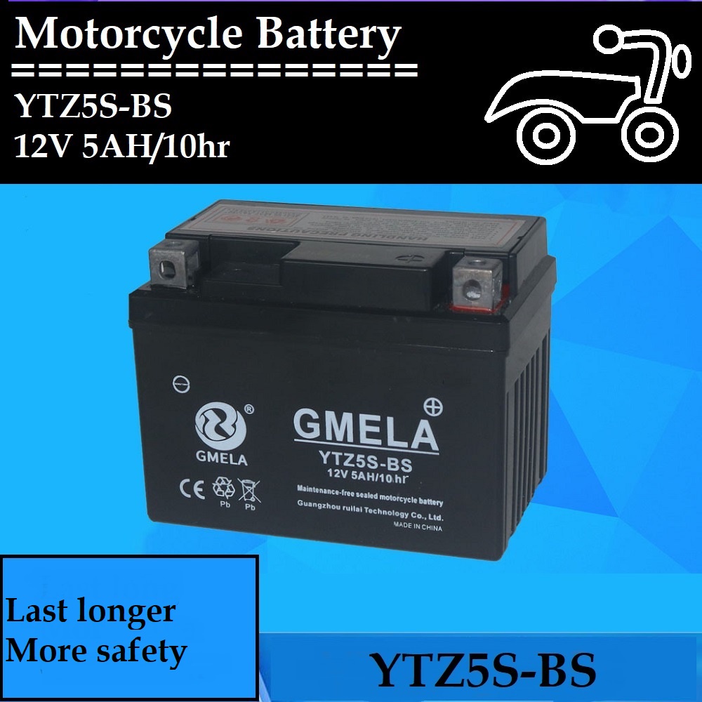YTZ5S-BS GMELA Motor Dry Battery Bateri Kering Motosikal (YMH-LC135 NEW ...