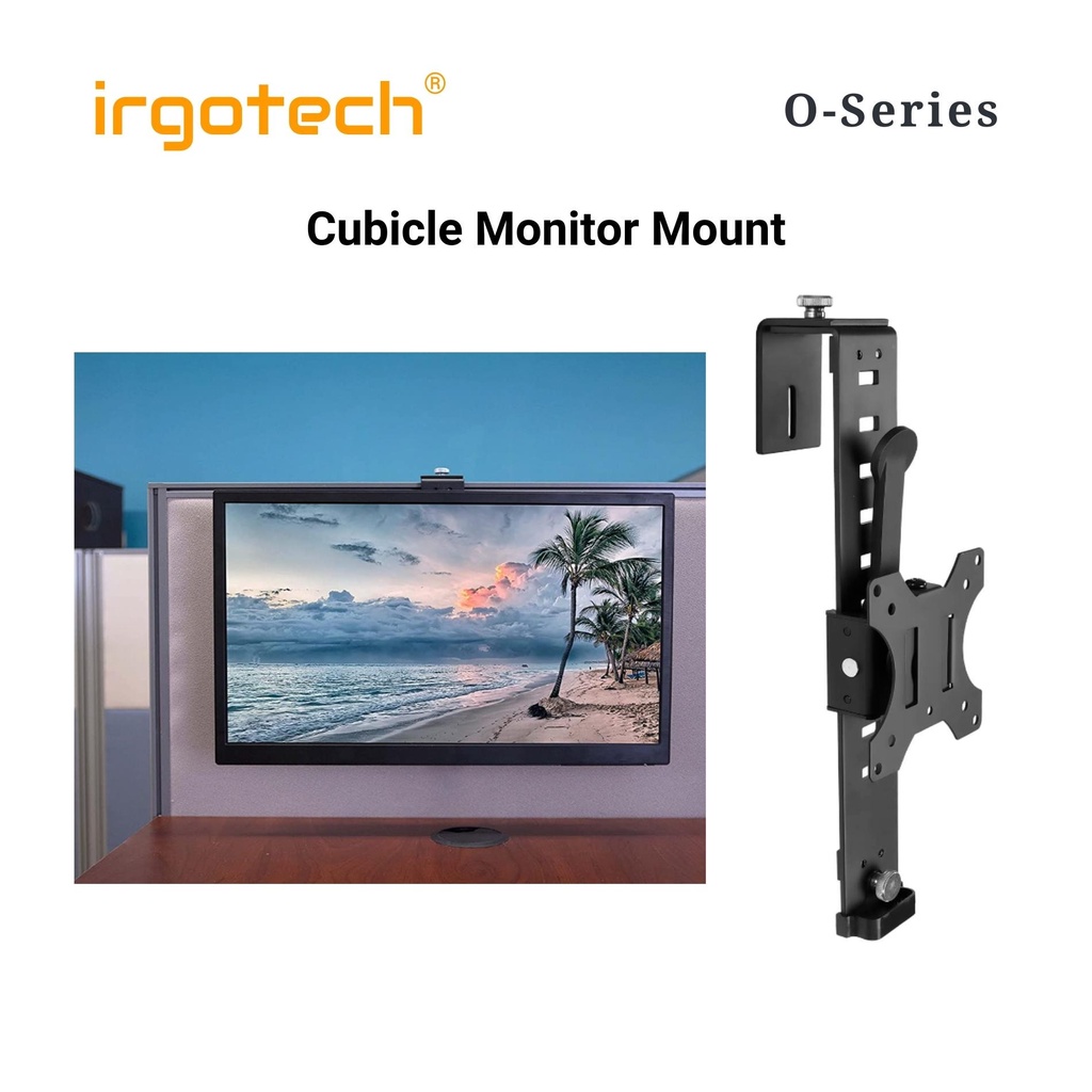 Cubicle Monitor Mount for Computer Monitor up to 32'', Partition ...