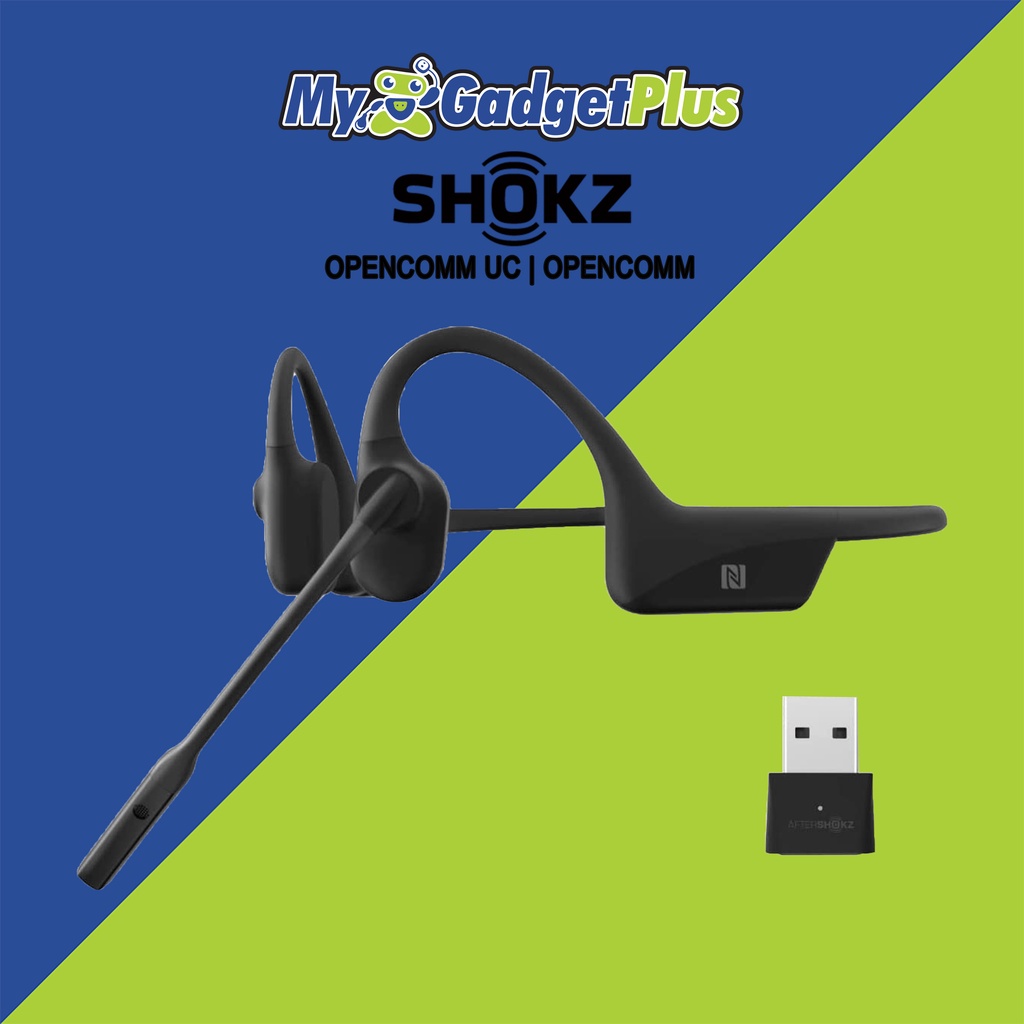 Shokz OpenComm | OpenComm UC Bone Conduction Stereo Bluetooth Headset | Shopee Malaysia