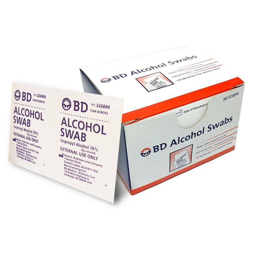 BD Alcohol Swabs 100s | Shopee Malaysia