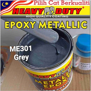 ME301 GREY ( Metallic Epoxy Paint HEAVY DUTY ) METALLIC EPOXY FLOOR ...