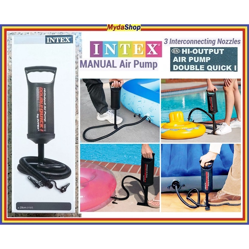 INTEX Double Quick I Manual Hand Air Pump. Pam Angin | Shopee Malaysia