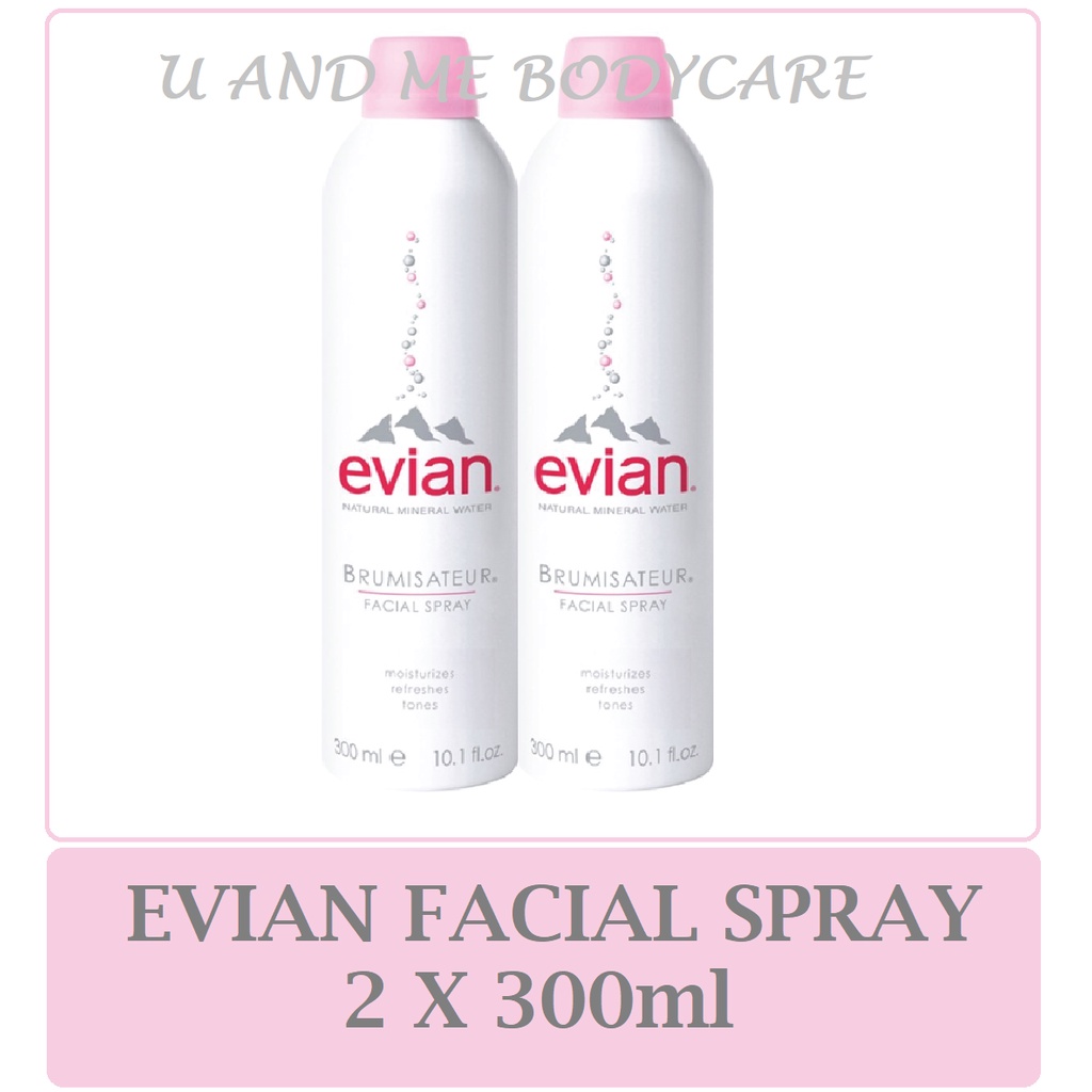 Evian Facial Spray 300mlX 2 (TWIN PACK) | Shopee Malaysia