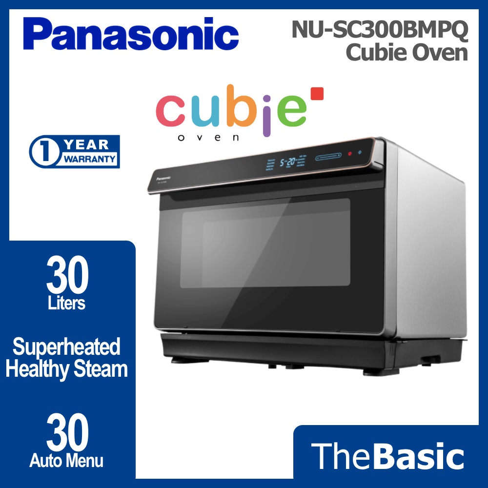 Panasonic 30L Superheated Steam Convection Cubie Oven ( NU-SC300BMPQ ...