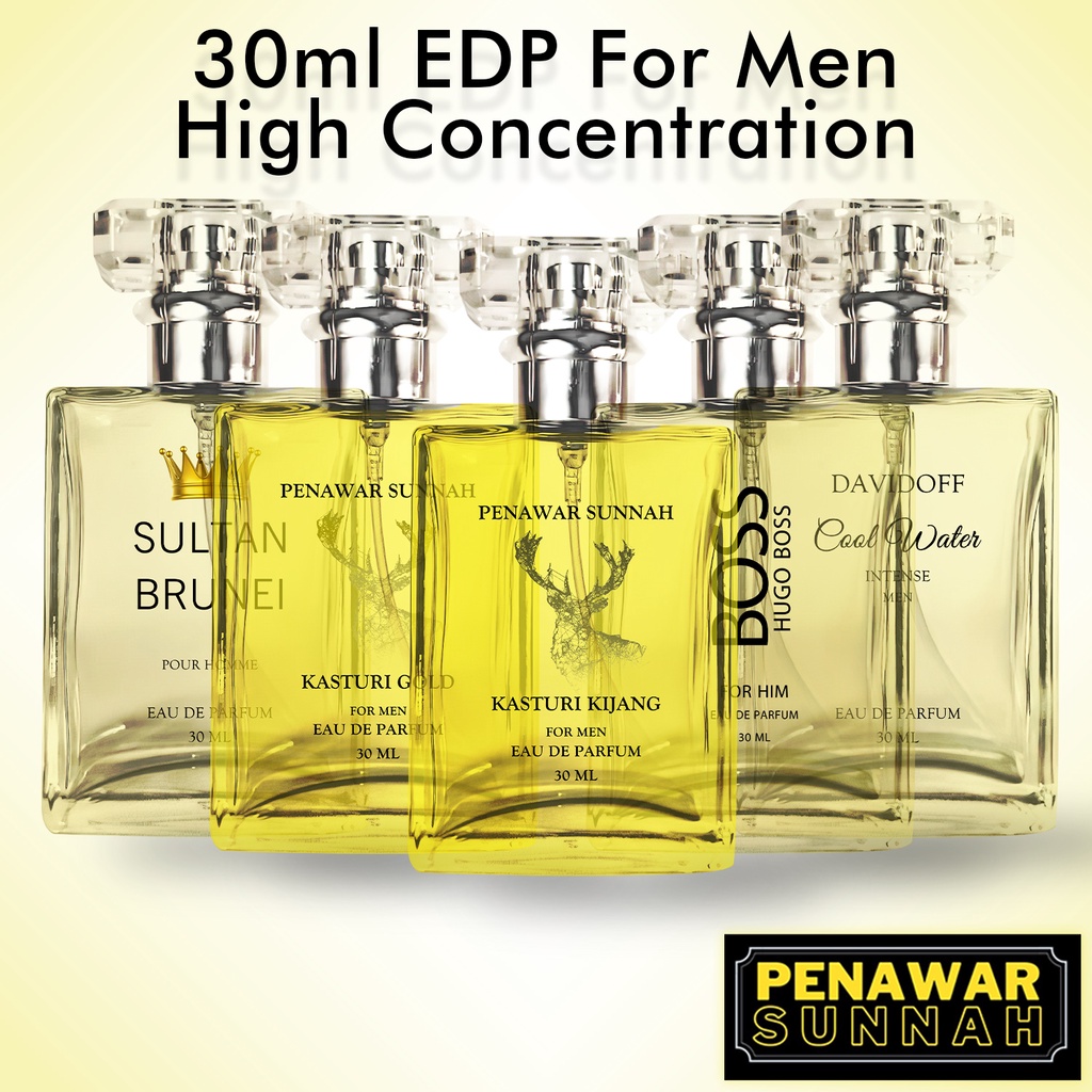 EDP Tahan Lama Men Perfume Minyak Wangi Lelaki 30ml Original Scent Last ...