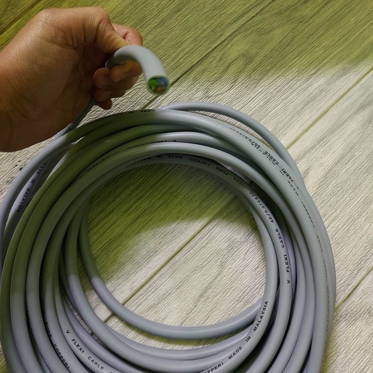 Cable 3 Core Made In Malaysia 100% Pure Copper Wire Pvc Flexible 3 Cord ...