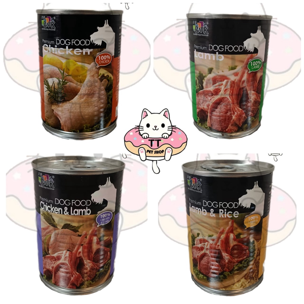 BARK Premium Dog Canned Food Wet Food Can Pet Food - Chicken / Lamb ...
