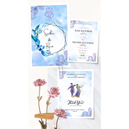 Premium Indian Wedding/Engagement/ROM/Wedding Dinner E-invitation card ...