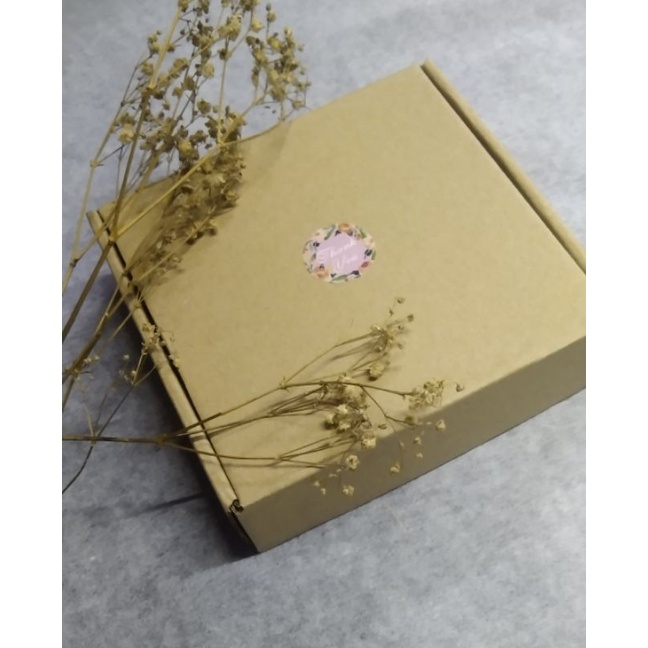 Kotak doorgift/Give box/Hadiah/Survenir WITH THANK YOU STICKER | Shopee ...