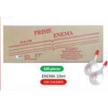 PRIME Enema (Pumps For Constipation) 10mLx100's(Children)/ 20mLx100's ...