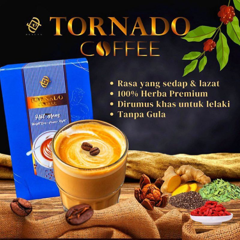 TORNADO COFFEE POWER MENS ORIGINAL HQ | Shopee Malaysia