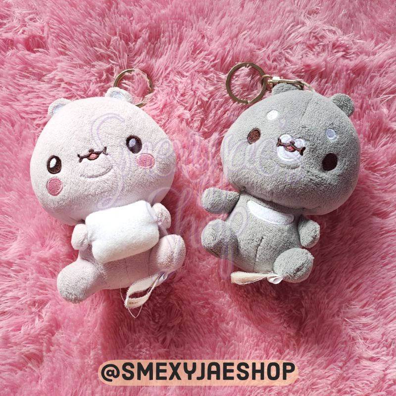 Preloved Monsta X Twotuckgom Plushie Keyring ver. 1st - Nunugom/Zizigom ...