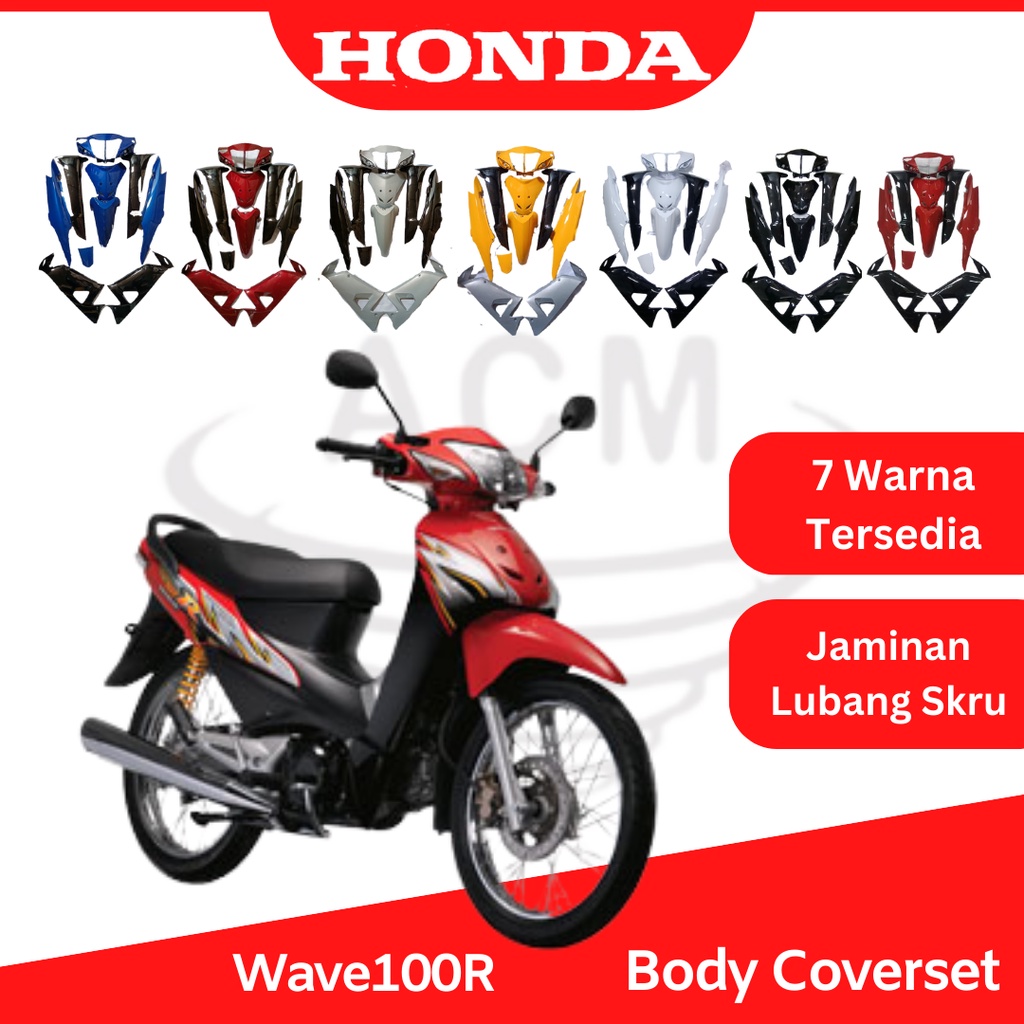 HONDA Wave100R Body Cover Set Coverset Body Kit Color Parts Wave 100 R ...