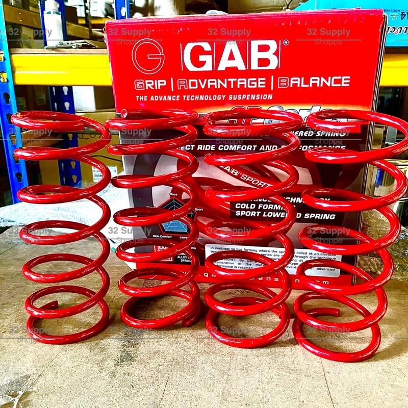 GAB SPORT SPRING SET FOR : PERODUA LOWER MYVI KELISA KENARI AXIA BEZZA ...