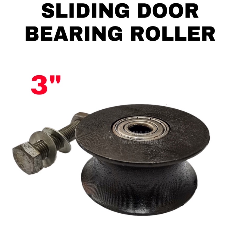 [READY STOCKS]3" PIPE BEARING ROLLER / SLIDING DOOR BEARING ROLLER ...