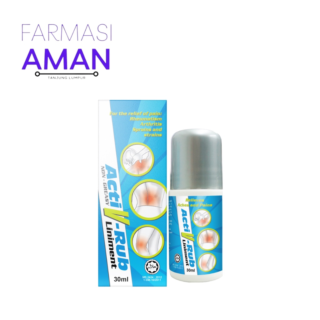 Activ-Rub Non-Greasy Liniment 30ml | Shopee Malaysia
