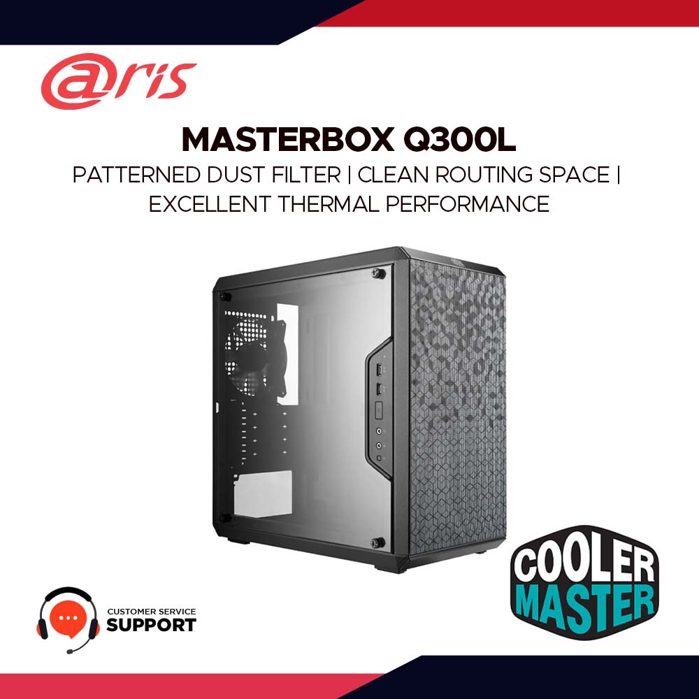 Cooler Master MasterBox Q300L Micro ATX Case | Shopee Malaysia