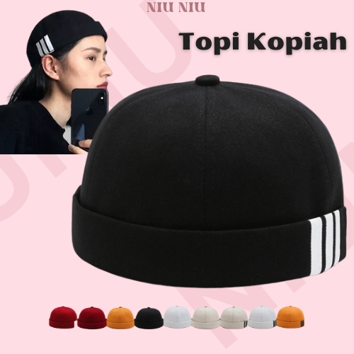 Korean Style MikiHat Topi Kopiah Viral Topiah Trend Baru Songkok Roll ...