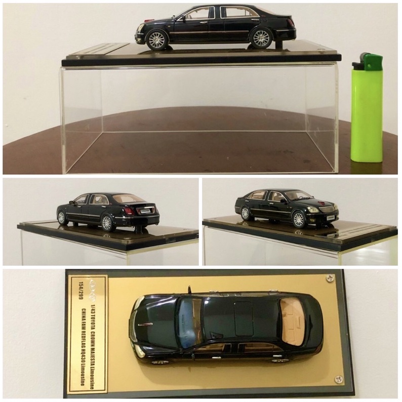Rare Toyota Crown Majesta Limousine FAW Red Flag HQ430 1:43 diecast ...