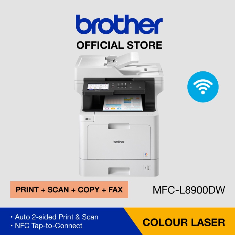 Brother MFC-L8900CDW All in One Wireless Colour Laser Printer | Auto 2 ...