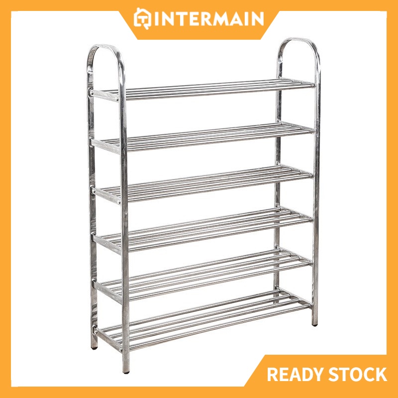 Shoe Rack Stainless Steel Rak Kasut Shoe Cabinet Rack Indoor Outdoor ...