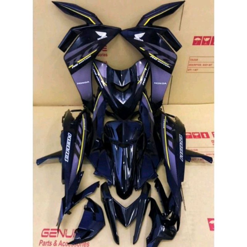 COVERSET HONDA DASH V1 / V2 / V3 / V4 RC KUNING | Shopee Malaysia