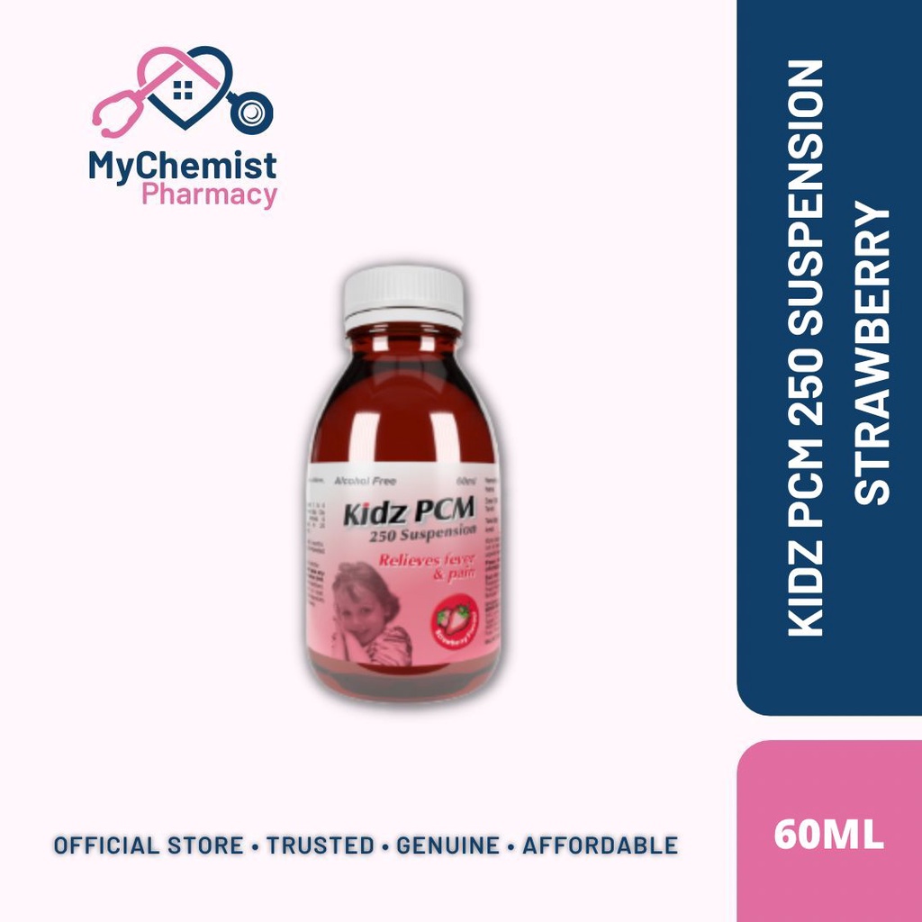 Paracetamol Syrup Kidz PCM Strawberry (60ml & 100ml) | Shopee Malaysia