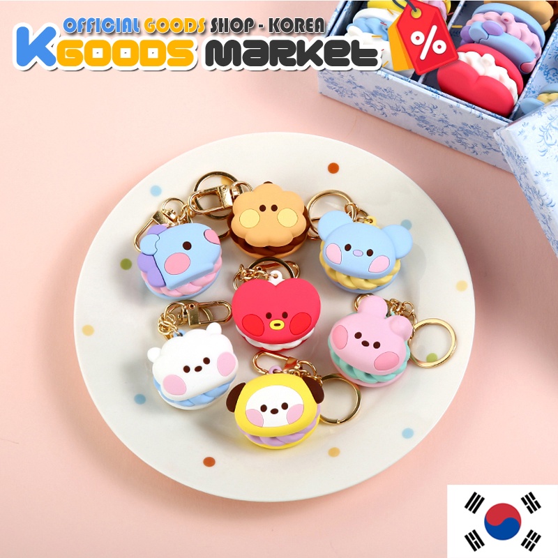 BT21 Minini Macaron Keyring Official Goods | Shopee Malaysia