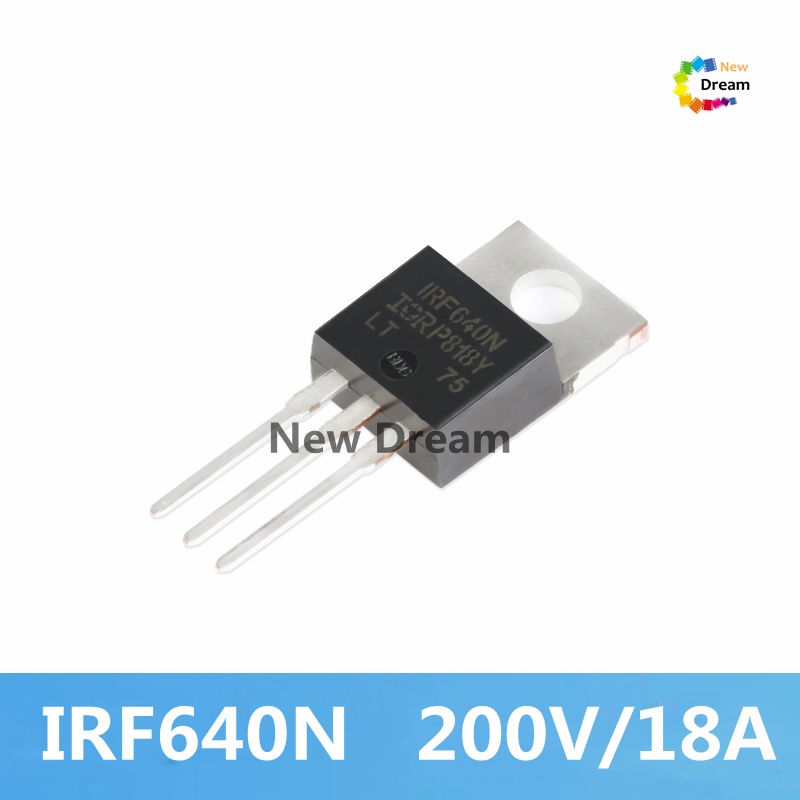 New original 5pcs IRF640N TO-220 IRF640NPBF N-channel 200V 18A in-line ...