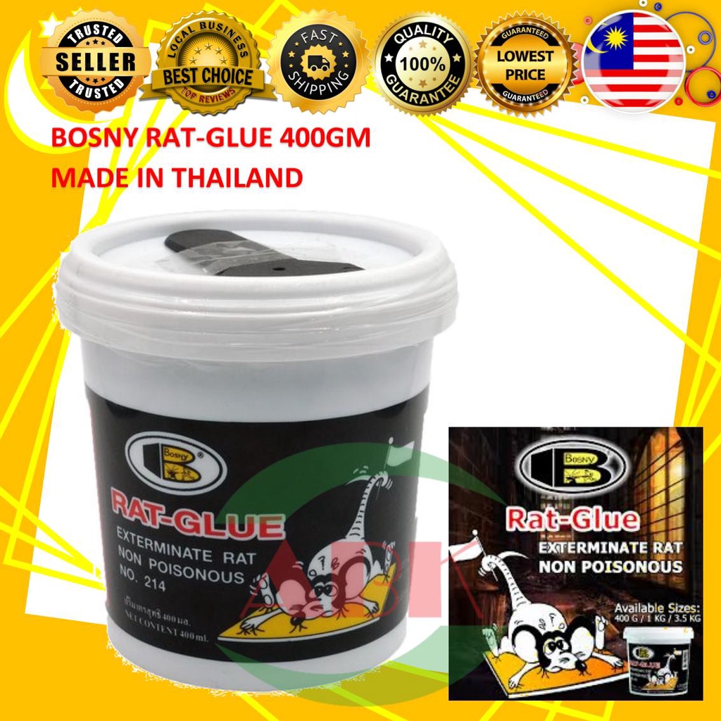 BOSNY B214 RAT GLUE 400G (MADE IN THAILAND) | Shopee Malaysia
