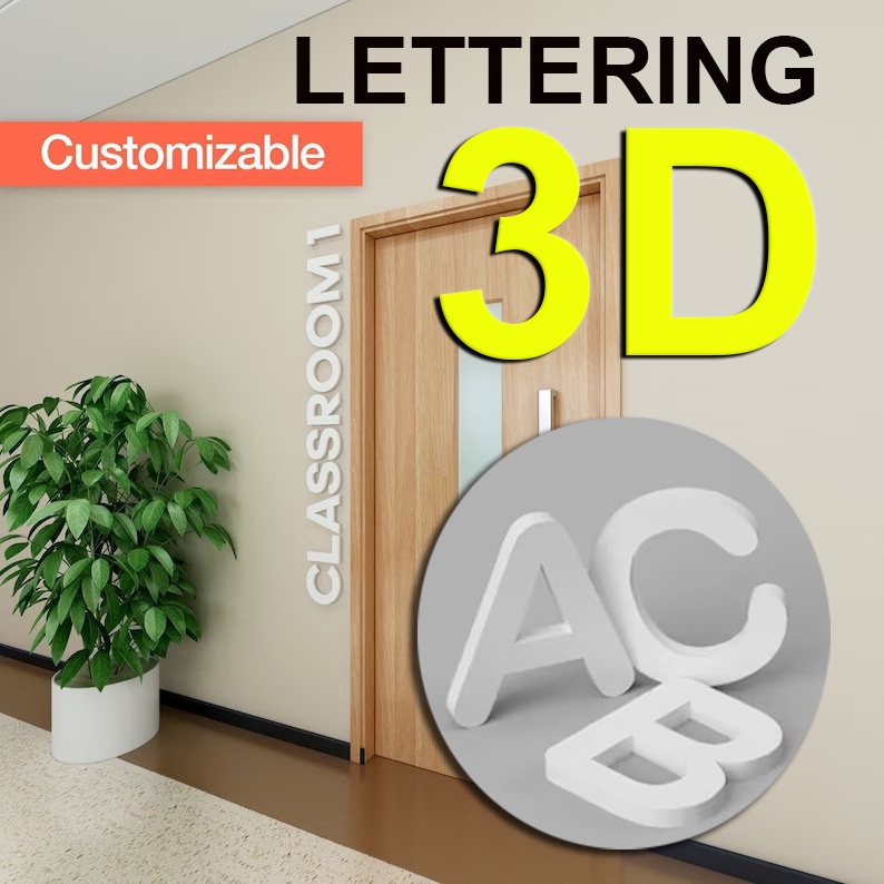 3D Wording/Huruf / Alphabet / Letter and number | Foamex PVC Board ...