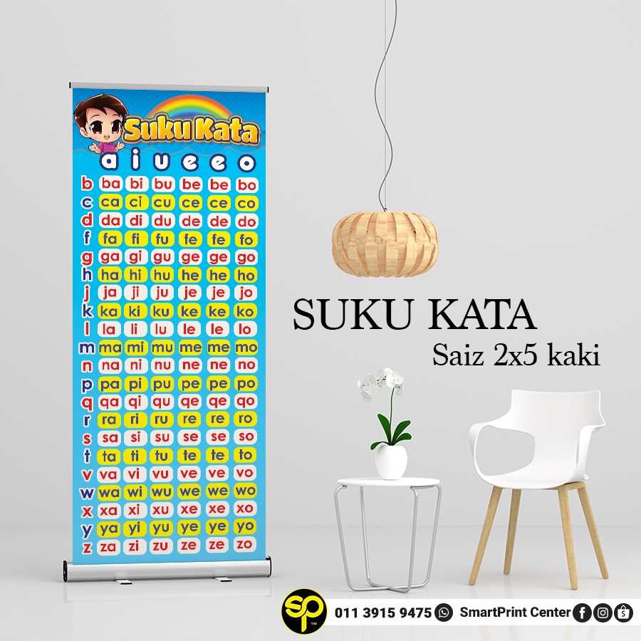 BUNTING SUKU KATA - BANNER SEKOLAH | Shopee Malaysia