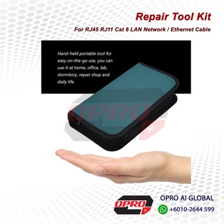 PREMIUM RJ45 RJ11 Cat 6 LAN Network / Ethernet Cable / Repair Tool Kit ...