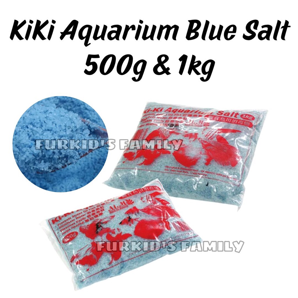 KIKI Blue Salt For Fish Aquarium Use / Garam Biru Akuarium Ikan - 500g ...