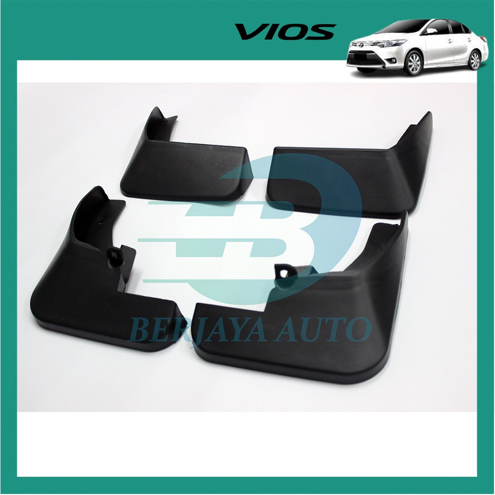 Toyota Vios 3rd Gen(2013 - 2018) Mud Flats / Mudguards Berjaya Auto ...