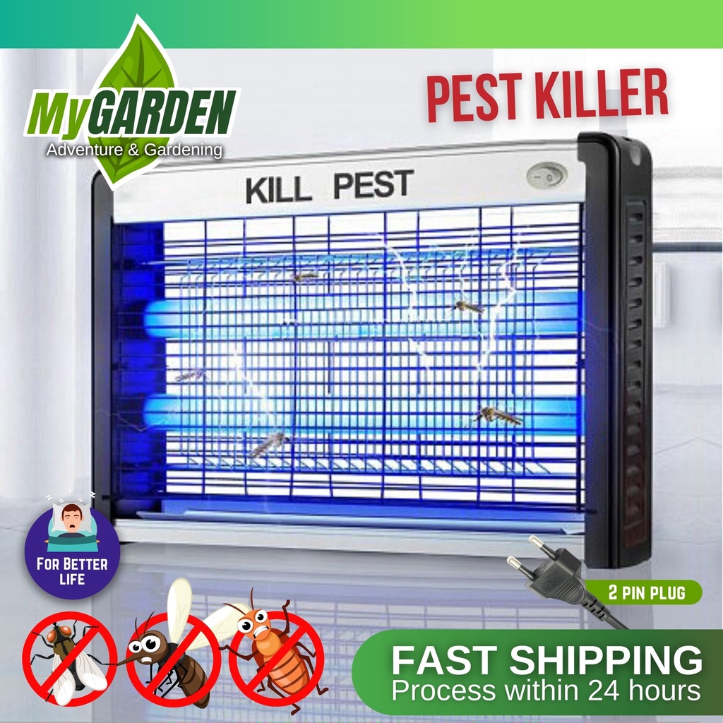 MYGARDEN Electric Pest killer Led Mosquito Killer UV Lamp Fly Insert ...