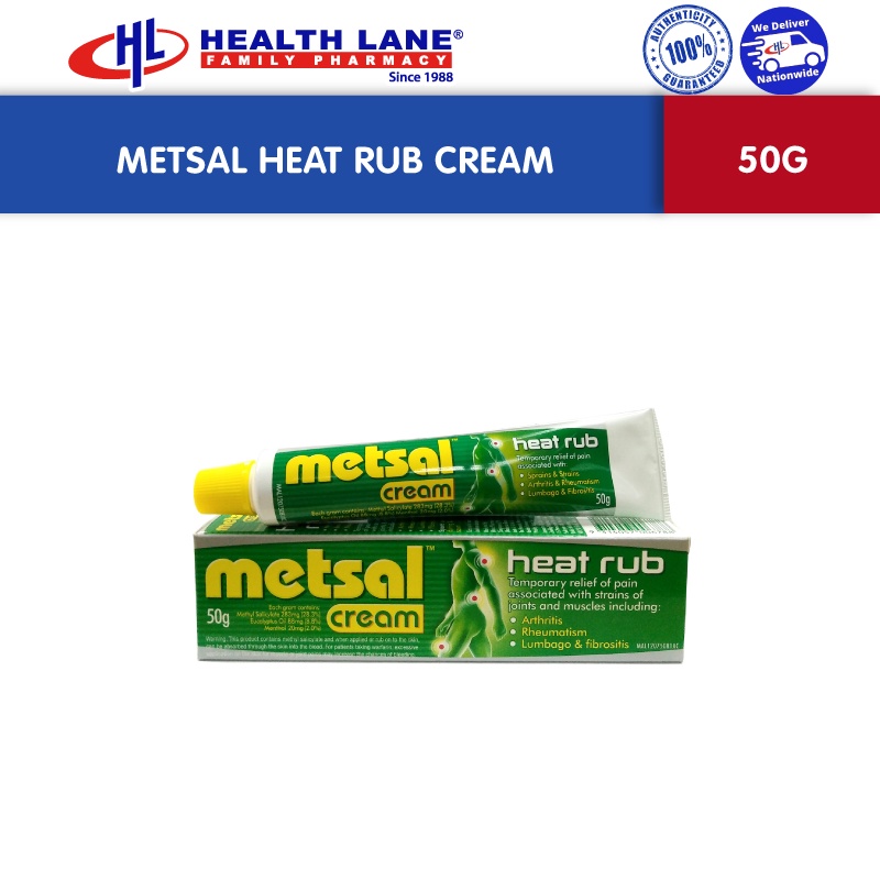 METSAL HEAT RUB CREAM (50G) | Shopee Malaysia