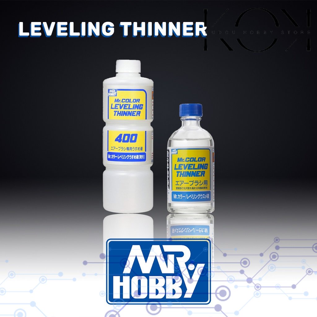 MR COLOR MrHobby LEVELING THINNER 110ML 400ML T106 & T108 Mr Hobby Mr ...