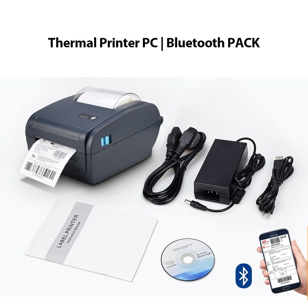 A6 Thermal Printer Waybill AWB Airway Bill Sticker Bluetooth USB ...