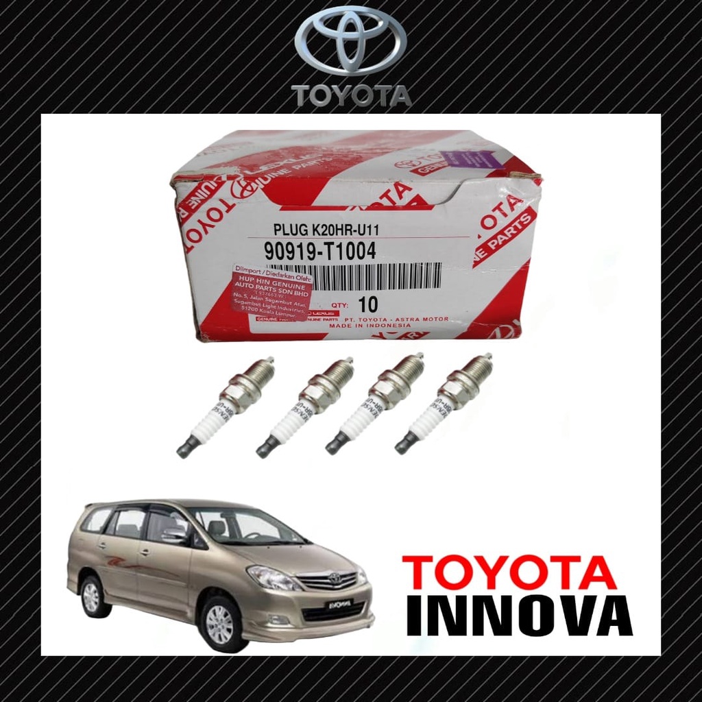 SPARK PLUG NORMAL 90919-T1004 [K20HR-U11] 100% Original (4pcs) TYT ...