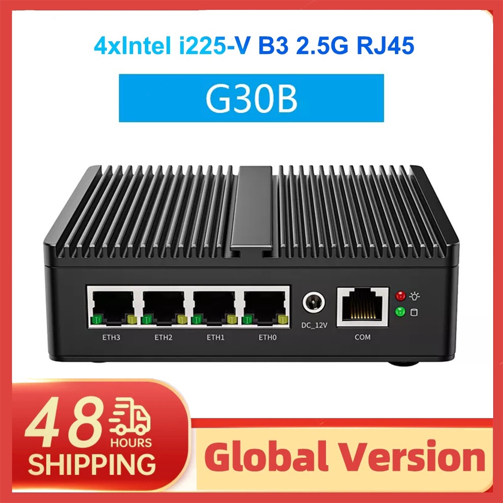 G30B 11th Gen N5105 N5000 Soft Router 4 Intel i225 2.5G LAN pfSense ...