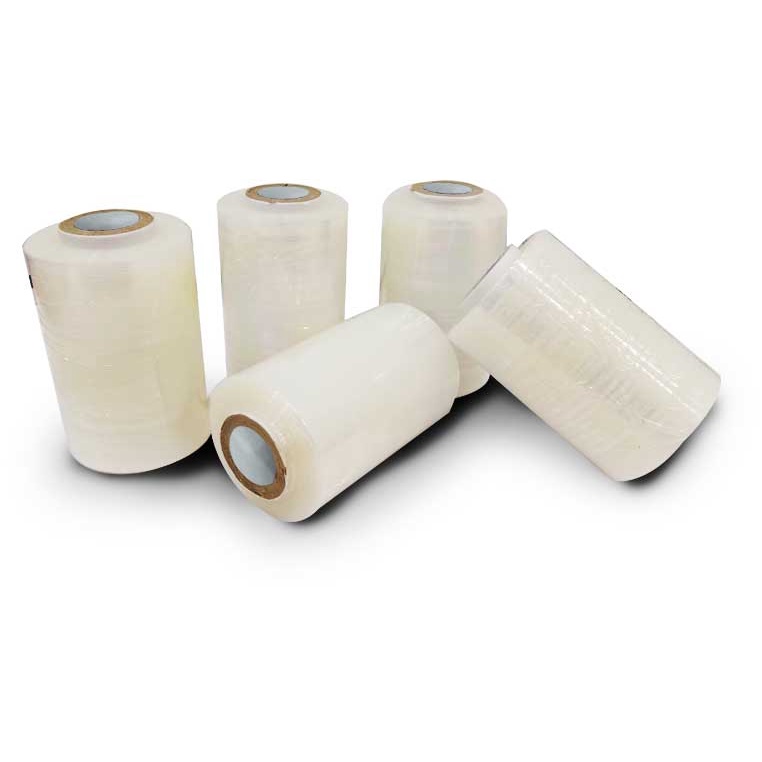 STRETCH FILM -BABY/MINI ROLL 100MM X 20MICRON X 230GSM [TRANSPARENT ...