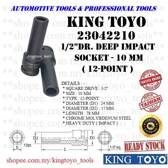 23042210 ~ Original KING TOYO 1/2 23042210 ~ Original KING TOYO 1/2