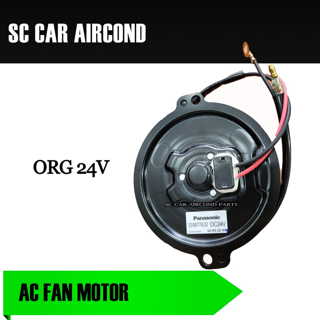 24V ORIGINAL PANASONIC CAR AIRCOND FAN MOTOR (2 HOLE) | Shopee Malaysia